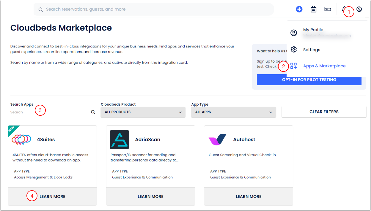 How to Connect Cloudbeds