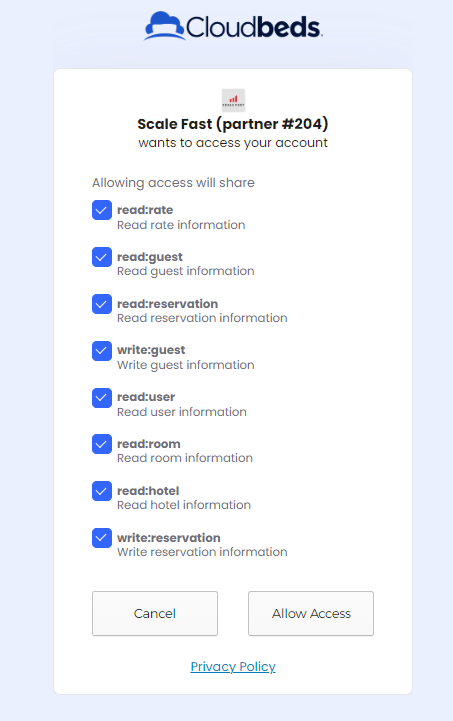 How to Connect Cloudbeds